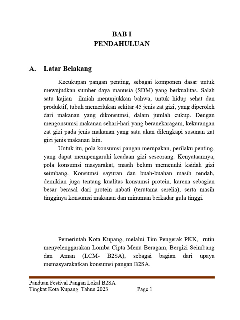 Panduan Lomba B2SA 2023 | PDF