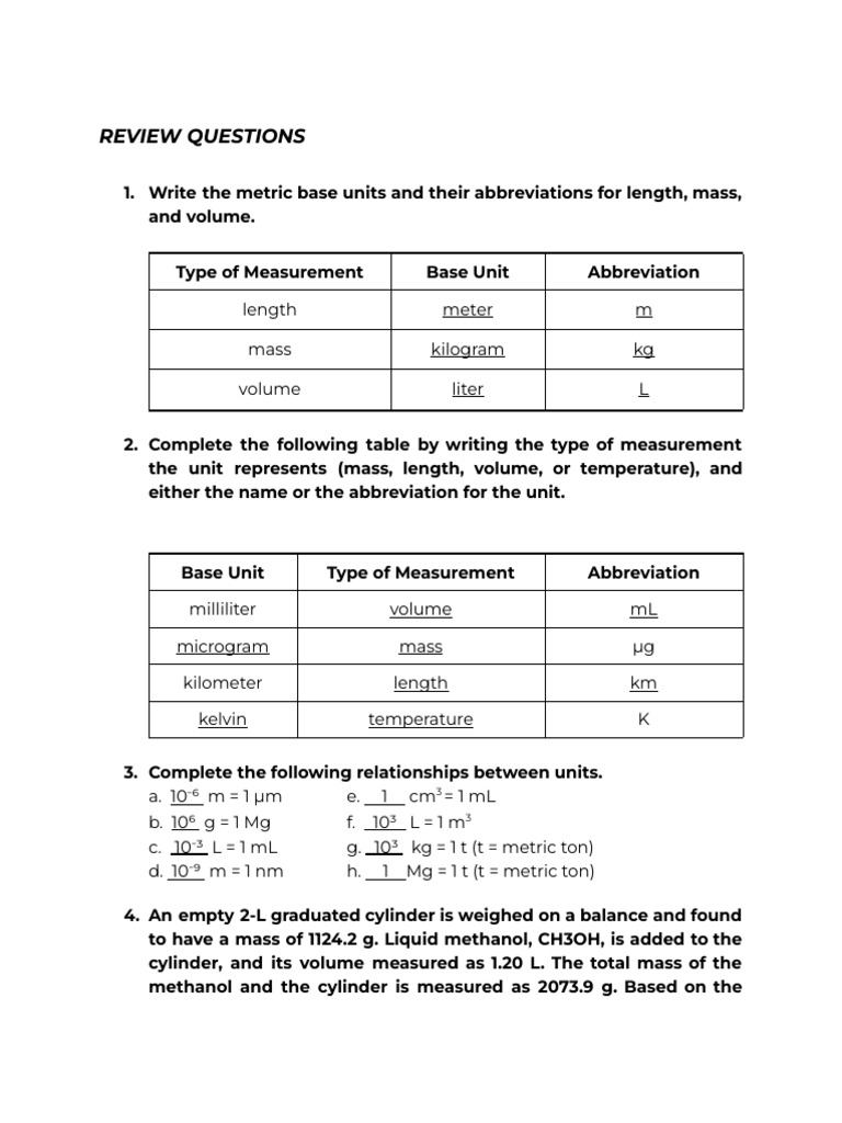 Laboratory Activity No. 1 | PDF | Fahrenheit | Significant Figures