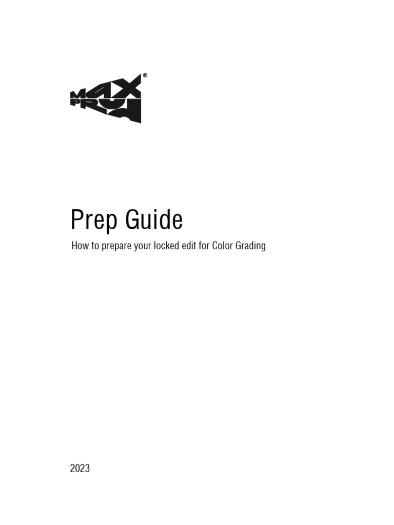 Prep For Color Guide | PDF