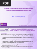 Menopause and Hormone Replacement Therapy HRT Guidelines | PDF | Hormone Replacement Therapy ...