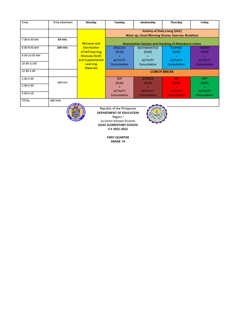 GRADE 4 Classroom Program | PDF