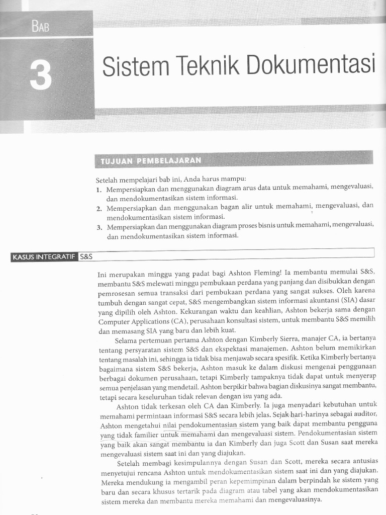 Sistem Teknik Dokumentasi - Bab 3 Romney | PDF
