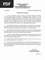 Election Leave Circular | PDF | Government Of India | Social Institutions