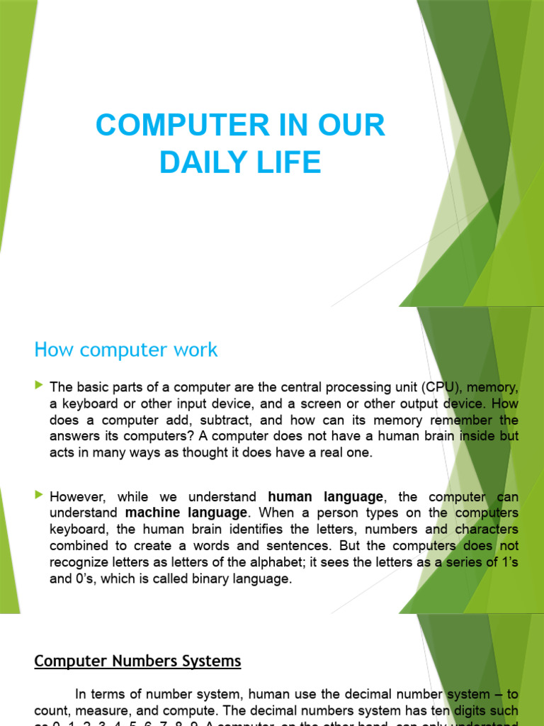 Computer in Our Daily Life | PDF | Computer Network | Wi Fi