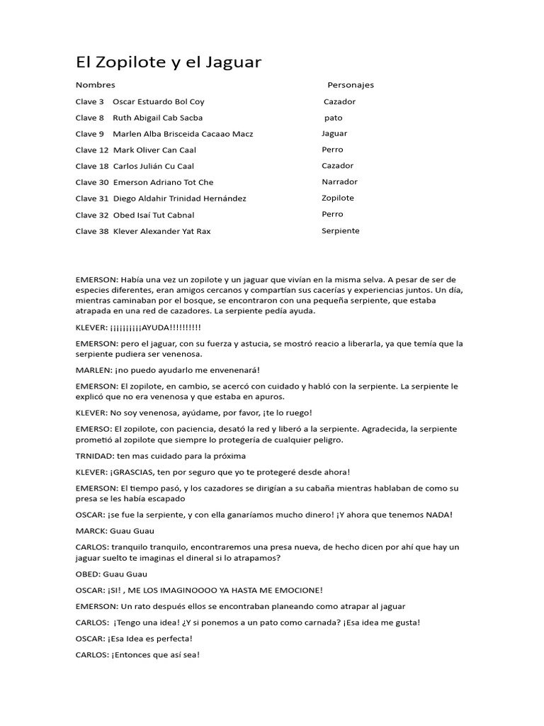 El Zopilote y El Jaguar | PDF