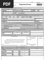 Main Bir Form 0605 Payment Form Philippines | PDF | Taxes | Payments