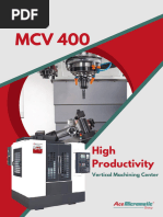 Micromatic MCV 400 Standard VMC CNC Machine | PDF | Machining | Automation