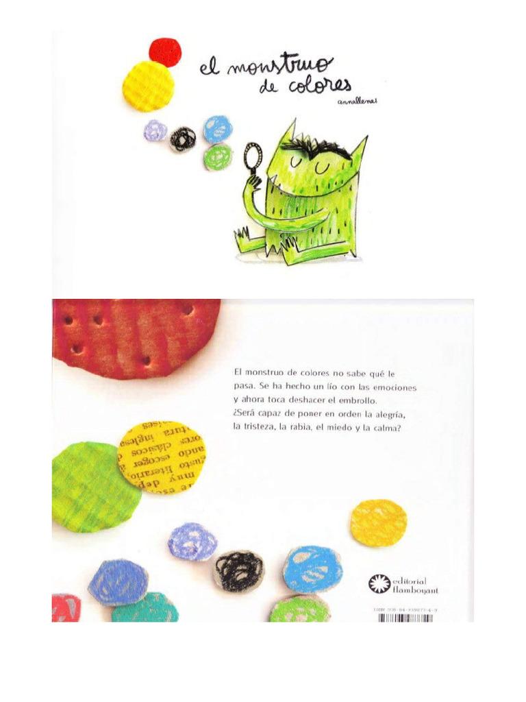 EL MONSTRUO DE LOS COLORES - Cuento | PDF