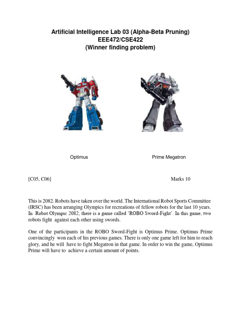 Alpha Beta Pruning | PDF | Computer Programming | Algorithms And Data Structures