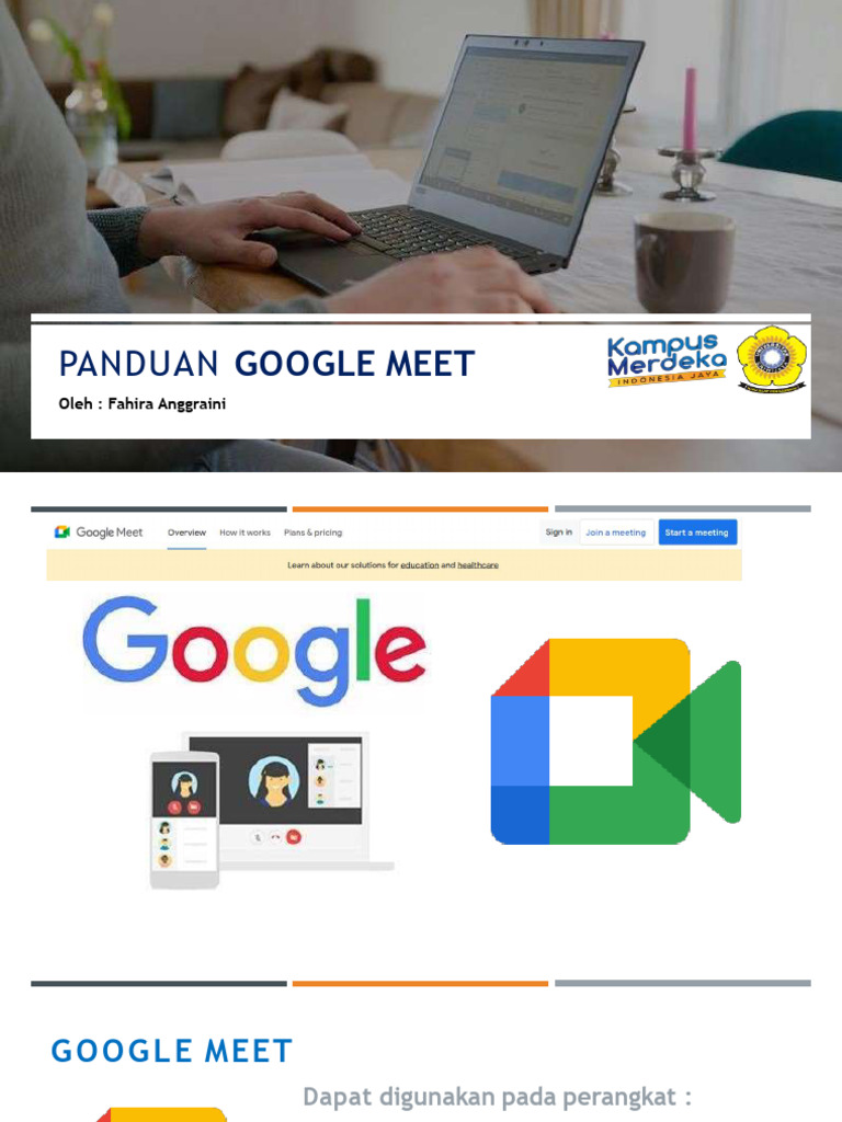 Panduan GOOGLE MEET | PDF