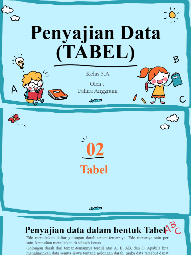 PENYAJIAN DATA (Tabel) | PDF
