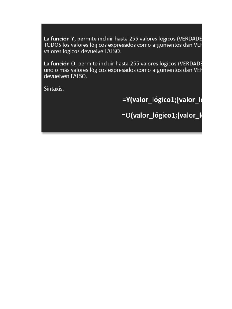 Clase 04 - Función Y y Función O | PDF
