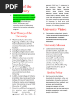 Cvsu History, Vision, Mission | PDF | Educational Stages | Behavior ...