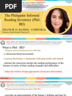 Phil Iri Computation | PDF | Reading Comprehension | Percentage