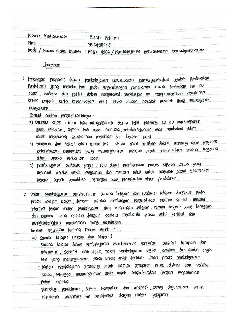 Tugas Tutorial 1 PBK | PDF