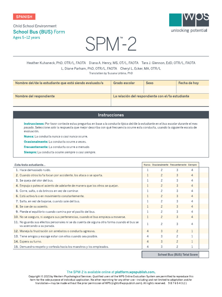 Spm2 Bus Escolar | PDF