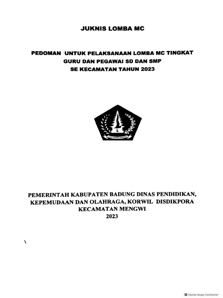 Juknis Lomba MC | PDF