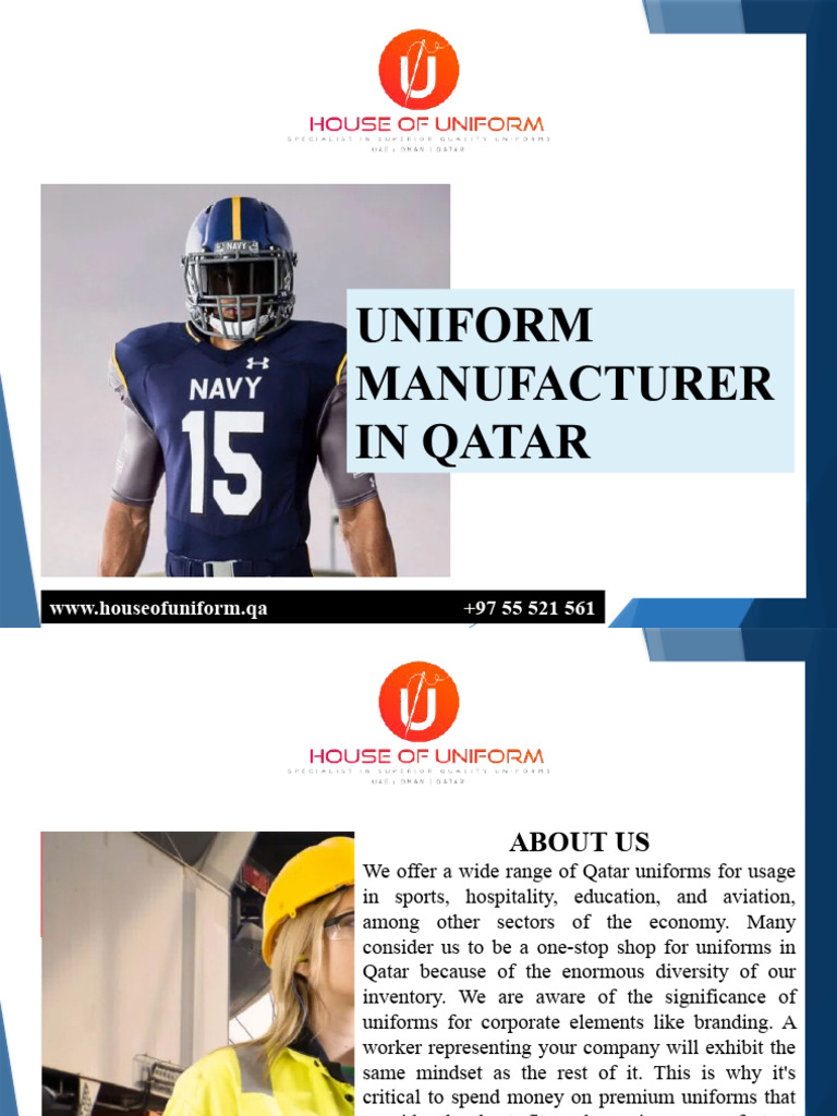 Uniform Manufacturer in Qatar | PDF | Qatar | Economies