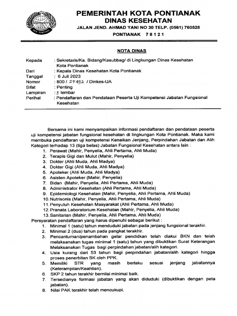 Pendaftaran & Pemetaan Peserta Ujikom | PDF