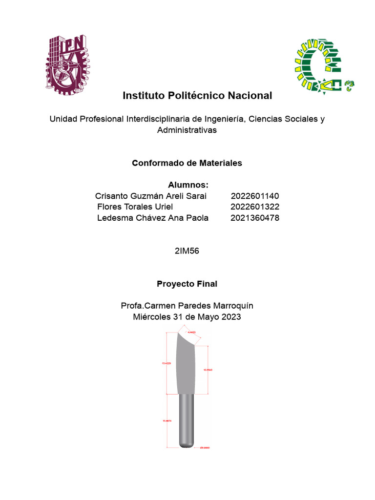 Proyecto Conformado | PDF | Soldadura | Construcción