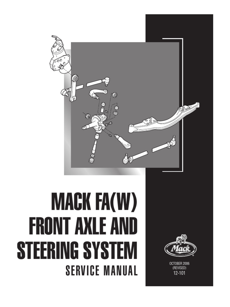 Front Axle & Steering System Manual | PDF | Steering | Axle