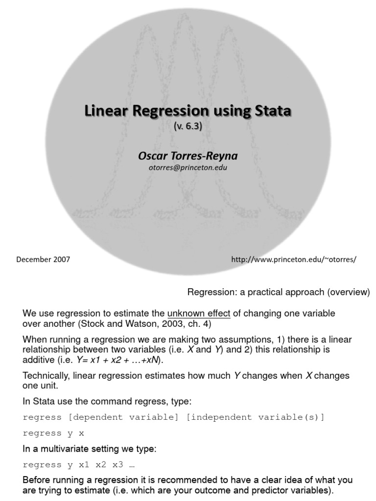 Regression 101 | PDF | Coefficient Of Determination | Regression Analysis
