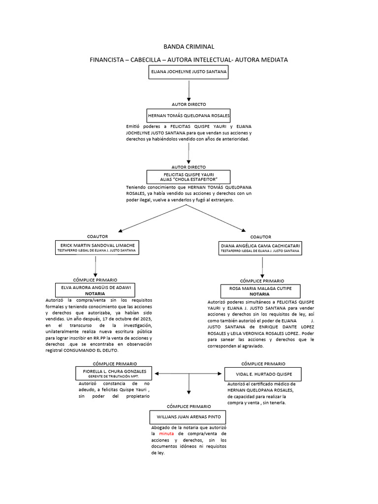 Hernan MAPA DE CASO CRIMINAL | PDF | Derecho Civil (Common Law) | Justicia