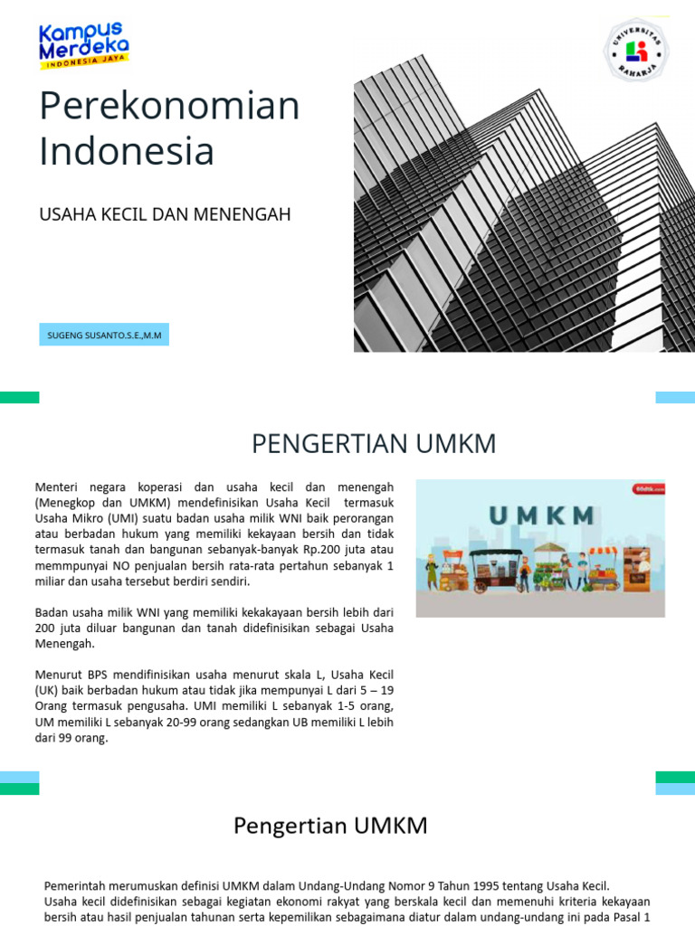 Definisi dan Kriteria UMKM di Indonesia | PDF | Bisnis