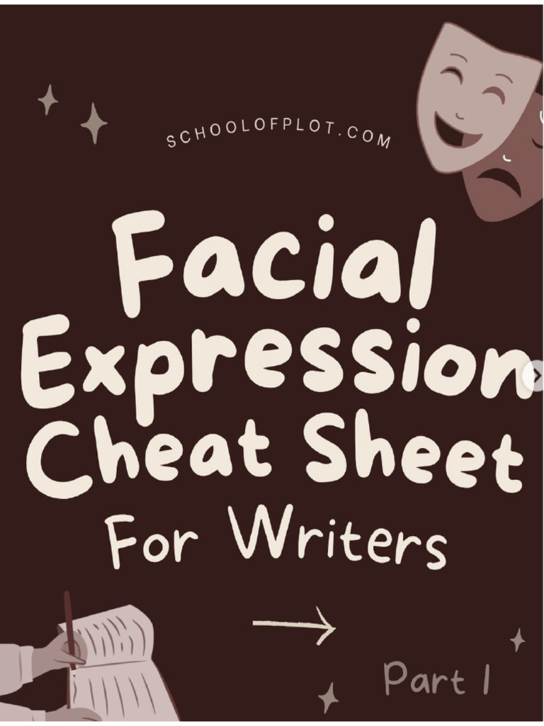 Facial Expressions Cheat Sheet | PDF