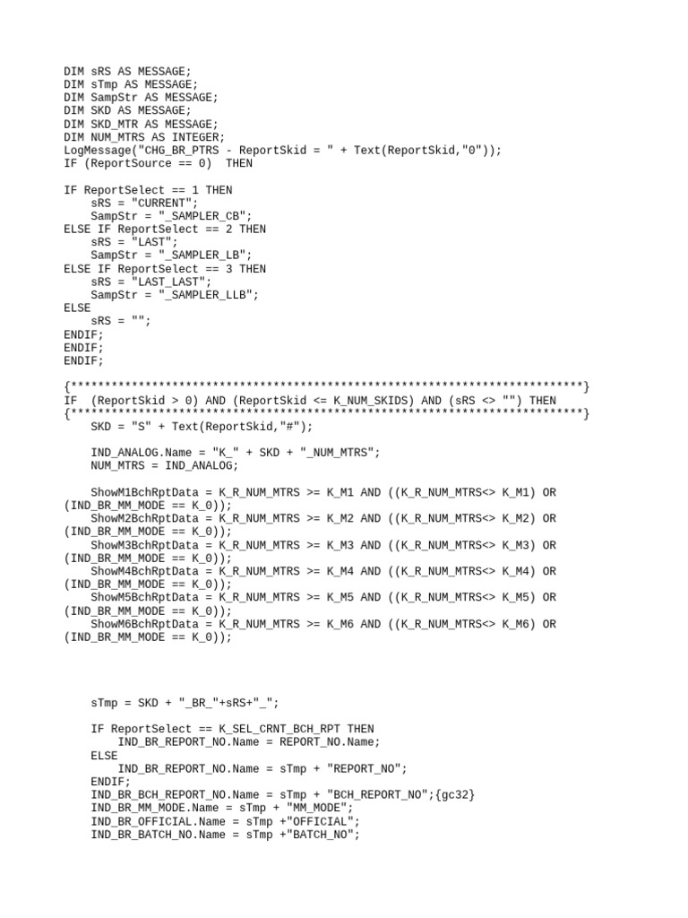 Script Batch Report | PDF