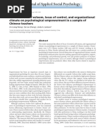 Spreitzer PsychologicalEmpowermentWorkplace 1995 | PDF | Empowerment ...