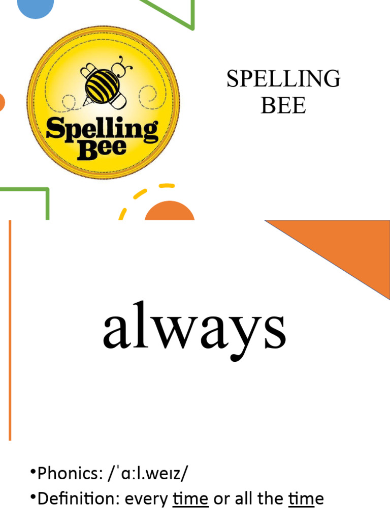 Spelling Bee 2nd Grade | PDF | Adjective | Noun