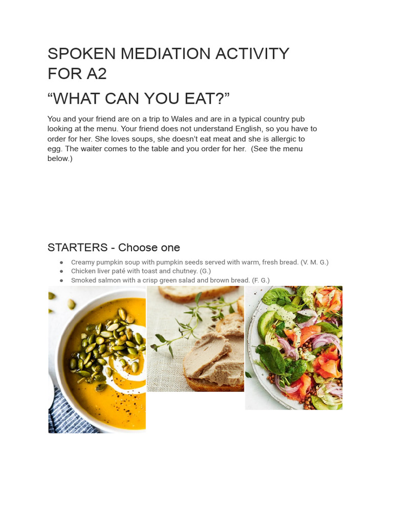 Antònia - Oral Mediation A2 | PDF | Cooking, Food & Wine