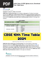 CBSE Class 10 Blueprint 2025 - Chapter Wise Marking Scheme NCERT | PDF ...