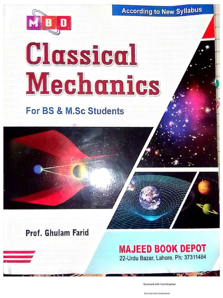 Classical Mechanics MBD | PDF