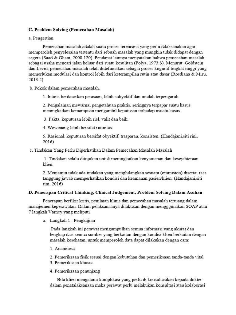 Problem Solving | PDF