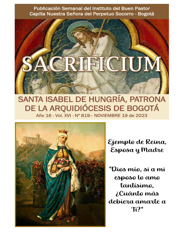 819 - Santa Isabel de Hungría - VI Domingo Después de Epifanía ...