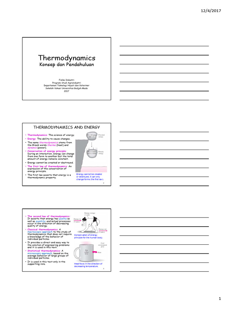 Thermodynamics 1 | PDF | Thermodynamics | Gases
