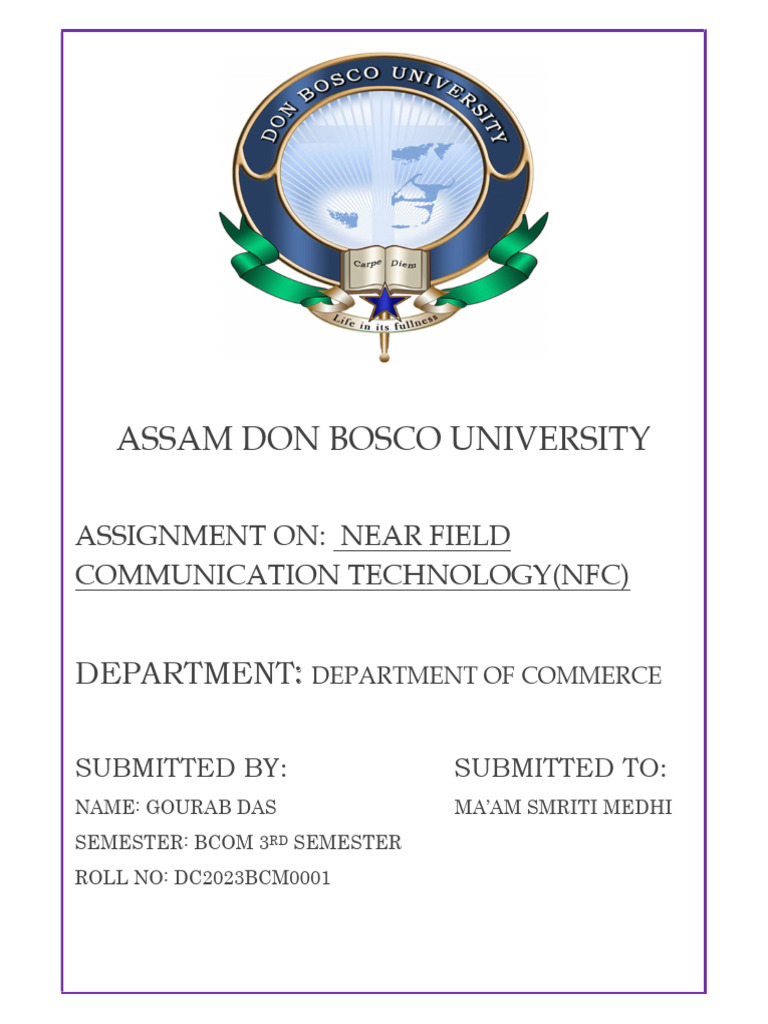 E Commerce Assignment Pdf Smart Card Radio Frequency Identification