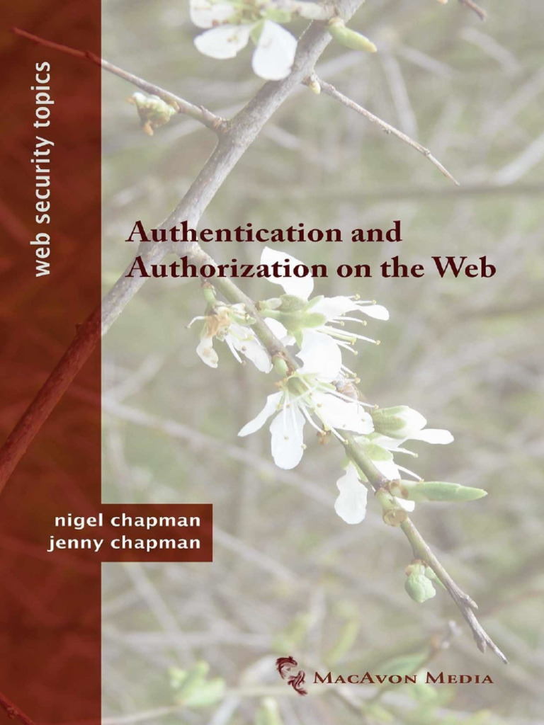 Authentication And Authorization On The Web2 Pdf Networking