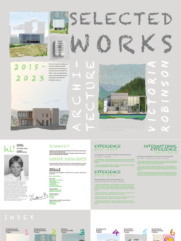 Portfolio Robinson Victoria | PDF | Light Emitting Diode | Autodesk