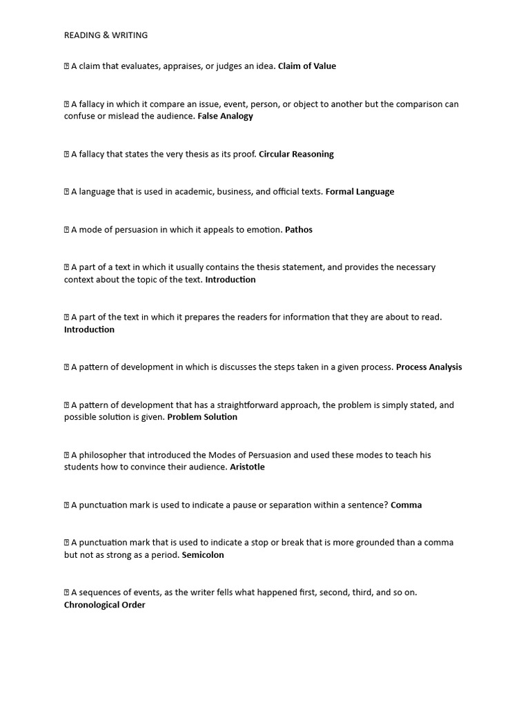 Document | PDF | Fallacy | Persuasion