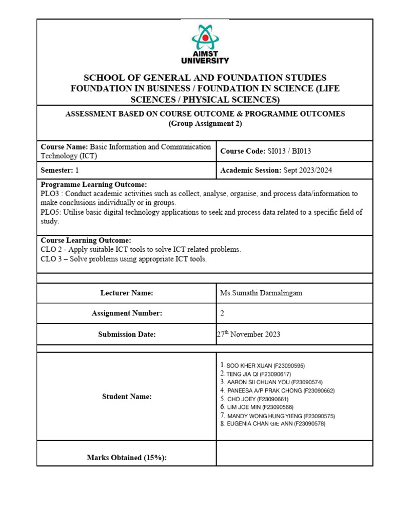ICT REPORT Finallll | PDF | Machine Learning | Personalized Medicine