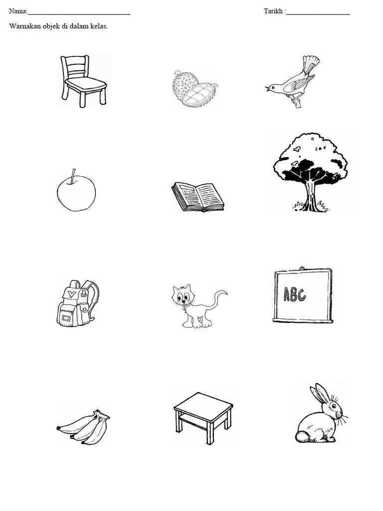 Warnakan Objek Dalam Kelas | PDF