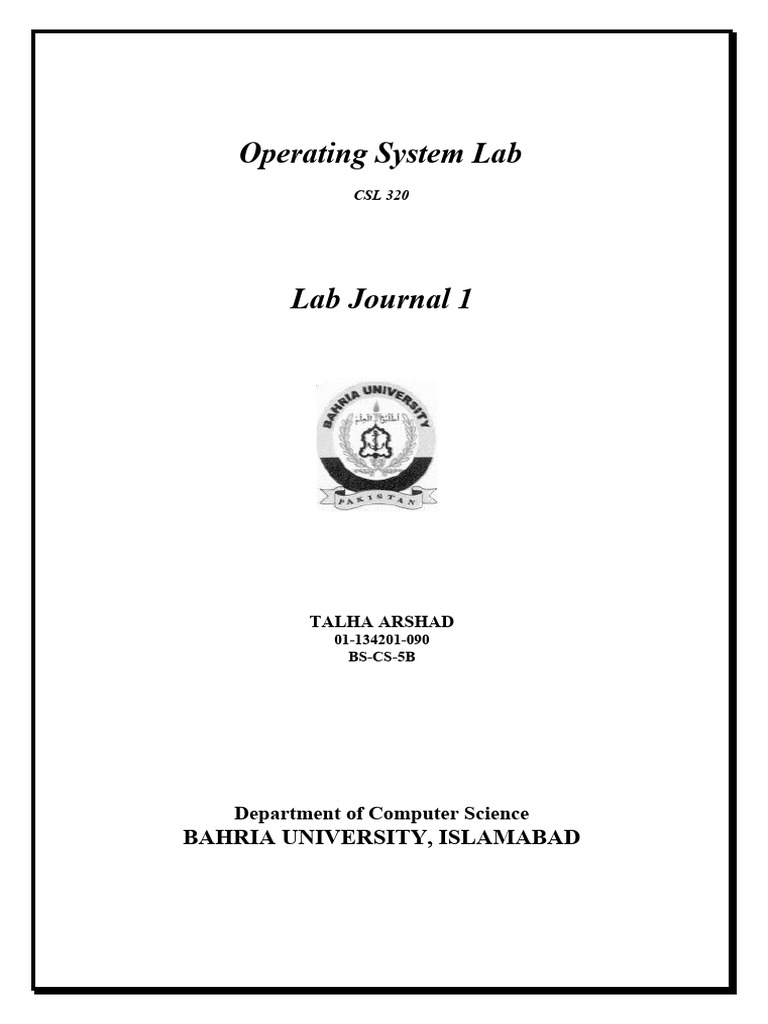 Lab 1 Journal OS 19092023 042741pm | PDF | Installation (Computer Programs) | Virtualization