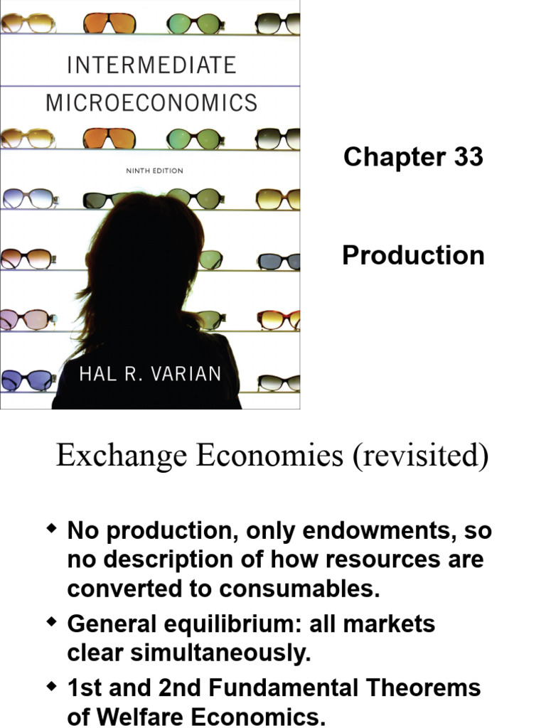 Varian9e Lectureppts ch33 | PDF | Welfare Economics | Labour Economics