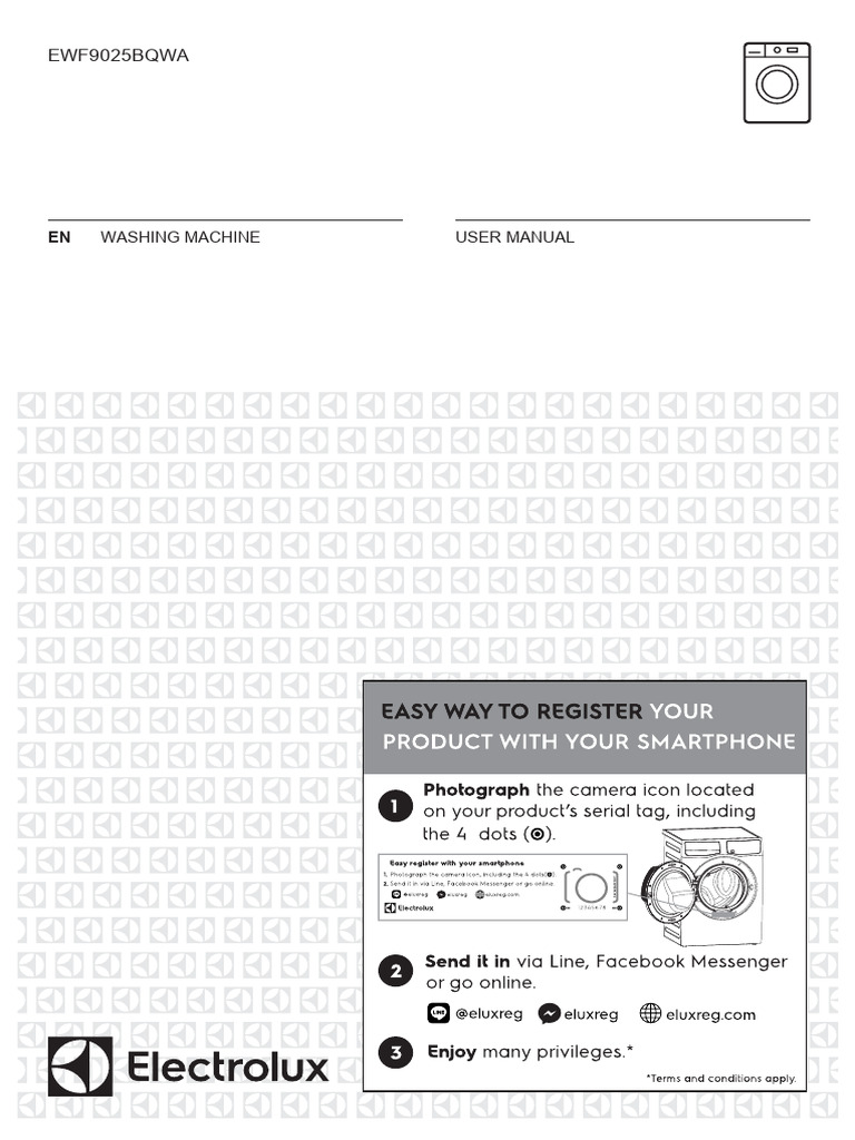 WASHING MACHINE Ewf9025bqwa User Manual en PH | PDF | Washing Machine ...