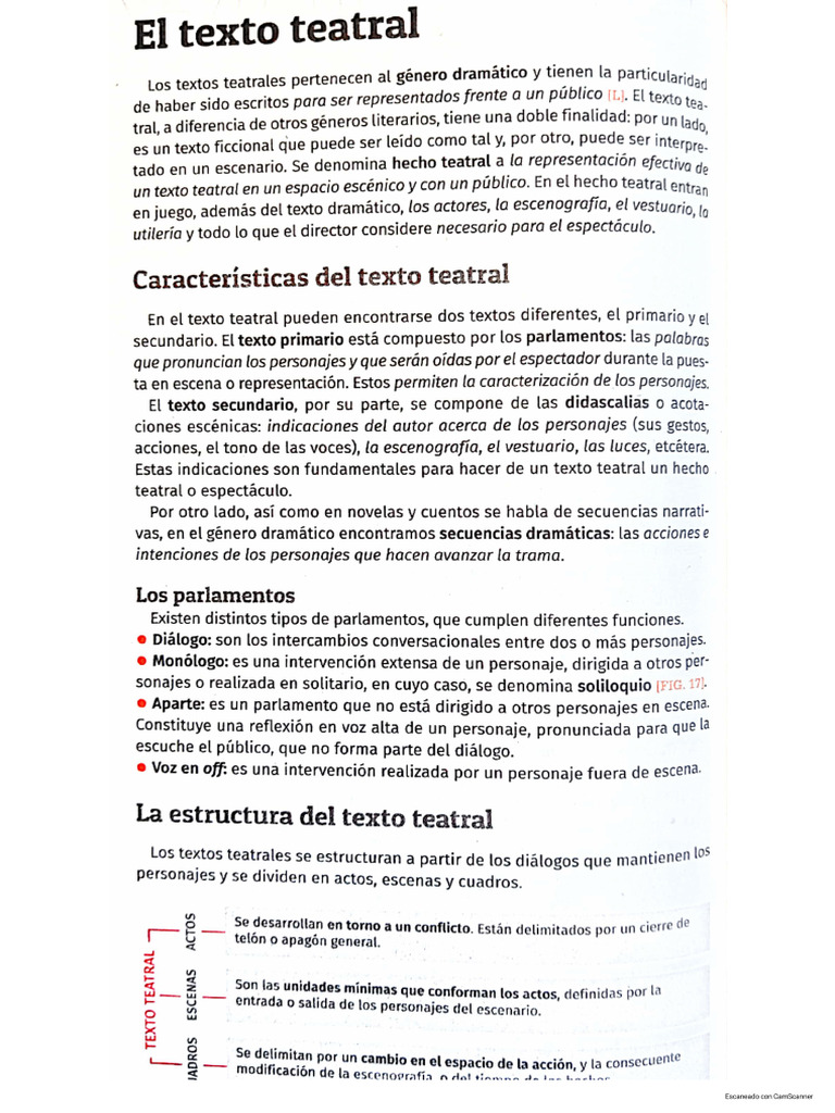 El Texto Teatral | PDF