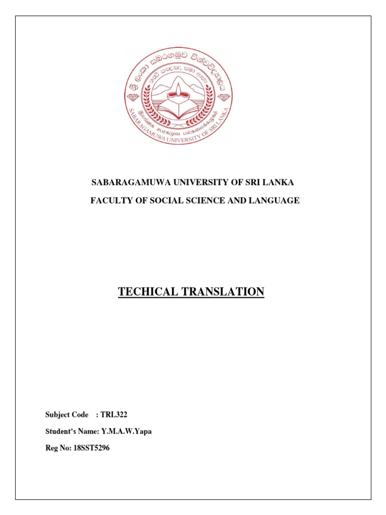 Technical Translation 3 | PDF | Personal Computers | Computer Keyboard