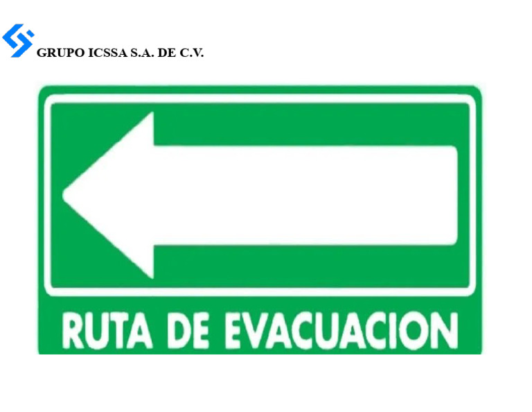 Señalética para Rutas de Evacuación | PDF